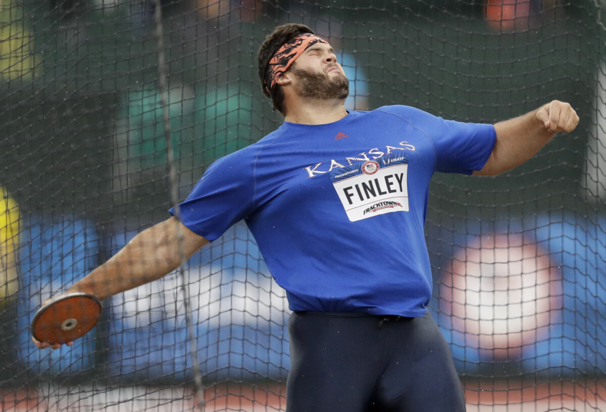 Finley wins Olympic Trials discus - KU Sports
